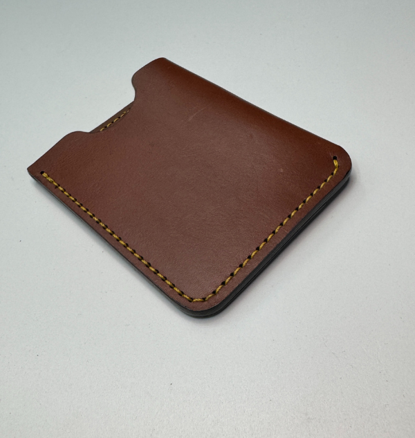 Leather cash/card holder with Diamond Awl - Makers Central